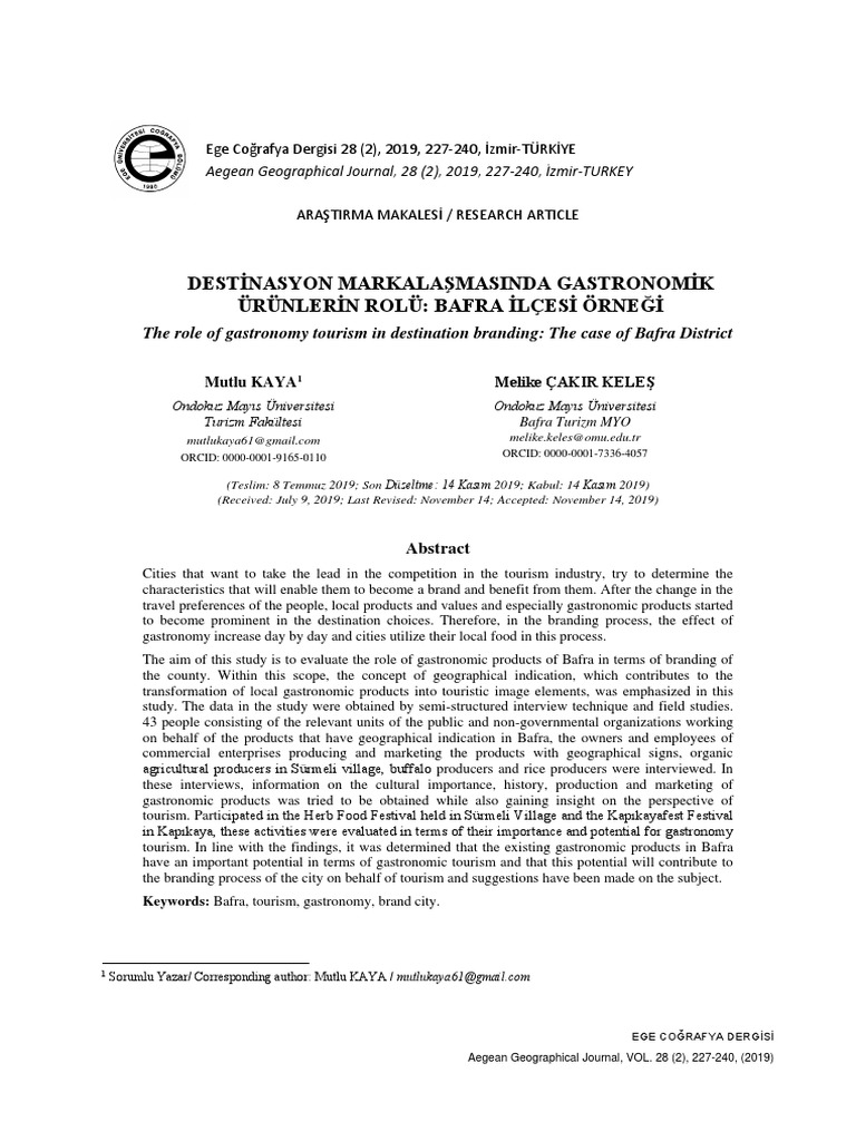 Dest Nasyon Markala Masinda Gastronom K R Nler N Rol Bafra L Es Rne (#588679) - 894707 | PDF ...