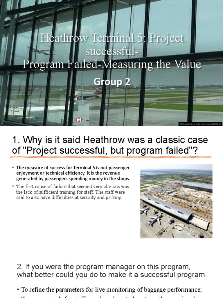 Heathrow Terminal 5: Project Successful-Program Failed-Measuring The Value | PDF
