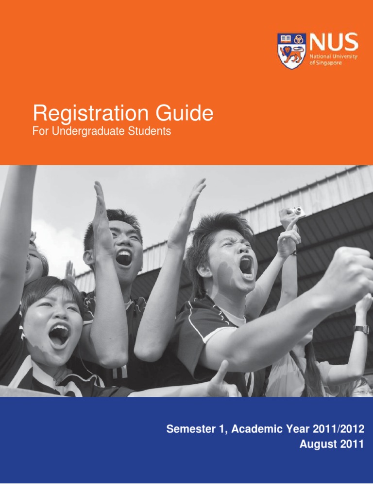Registration Guide For Undergraduate Students | PDF | Physical ...
