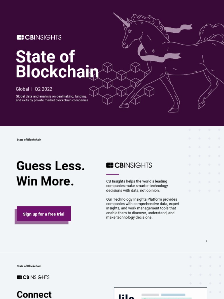 CB Insights - Blockchain Report Q2 2022 | PDF | Venture Capital ...