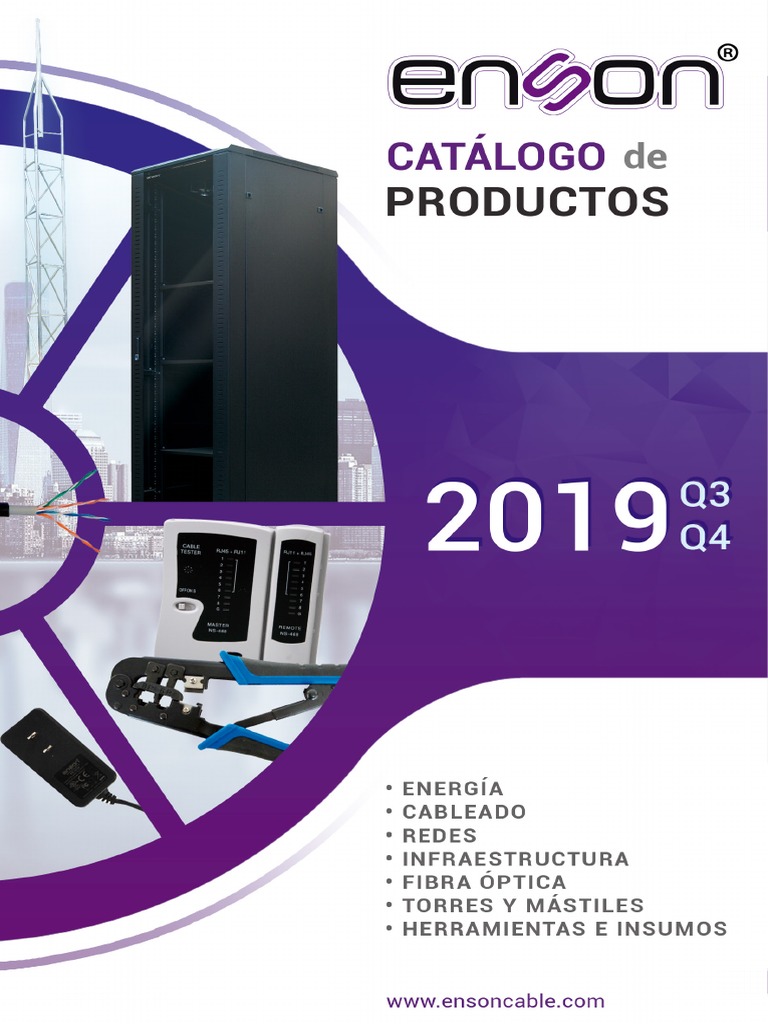 Catálogo - Enson - 2019 | PDF | Componentes eléctricos | Bienes ...