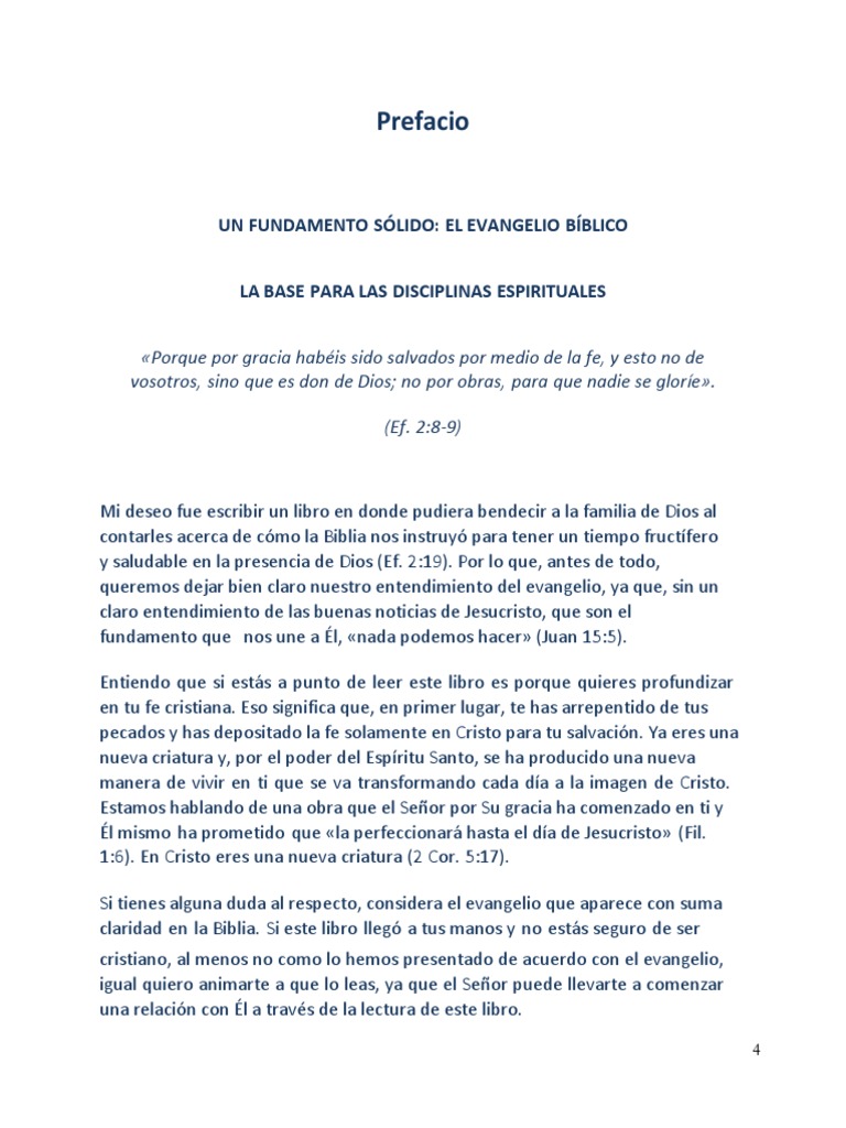 Fundamentos del Evangelio Bíblico | PDF | Cristo (título) | La ...
