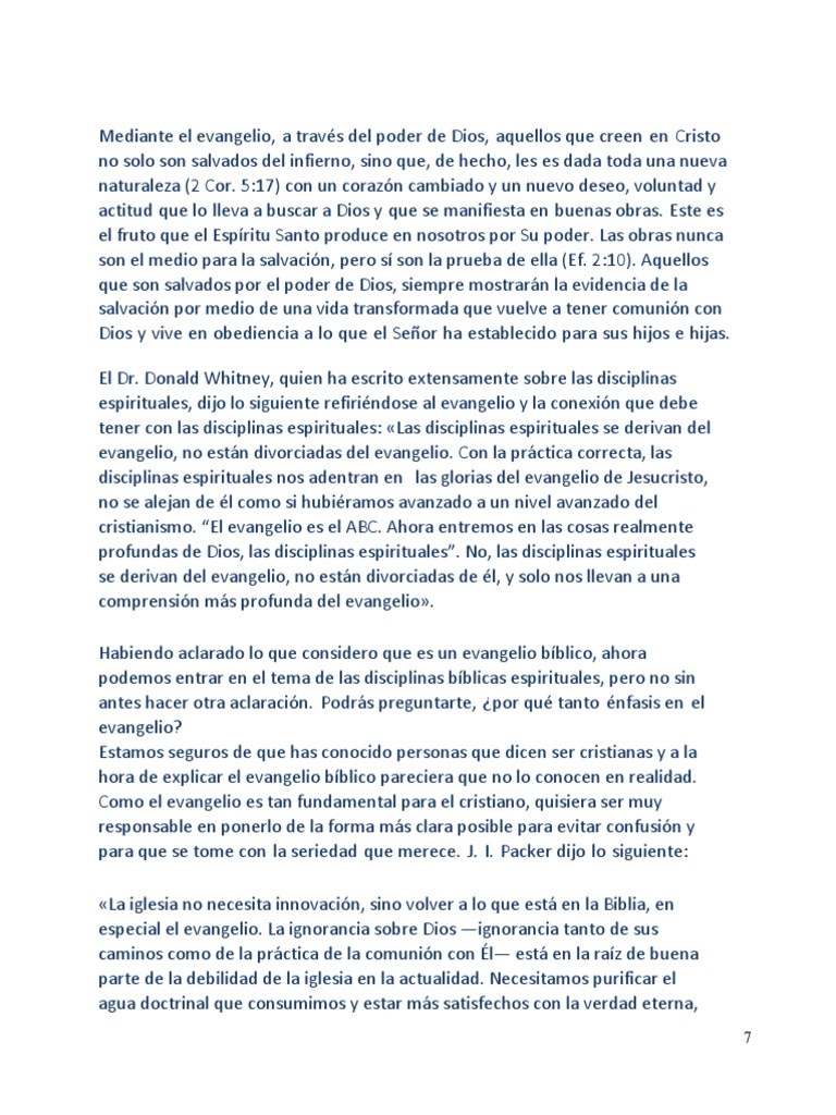 Disciplinas Espirituales para Mujeres | PDF | Cristo (título) | Salvación