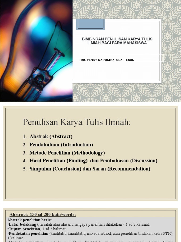 Karya Tulis Ilmiah (TP) | PDF