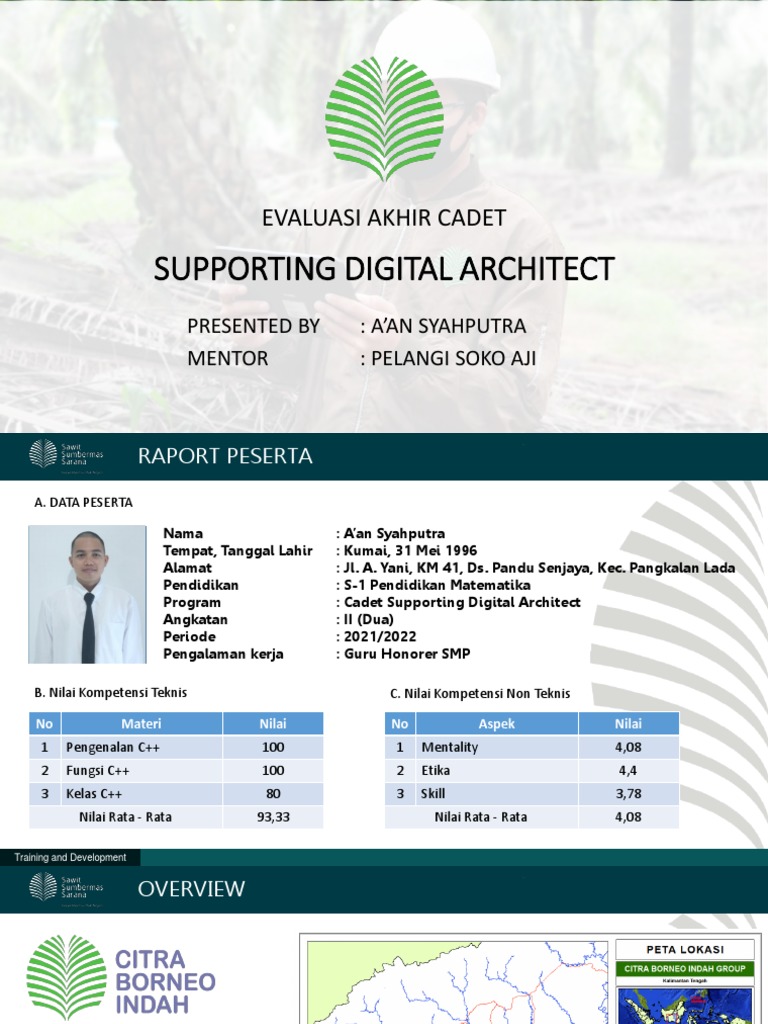 Presentasi Akhir Cadet (A'an Syahputra) | PDF | Komputer | Teknologi & Rekayasa