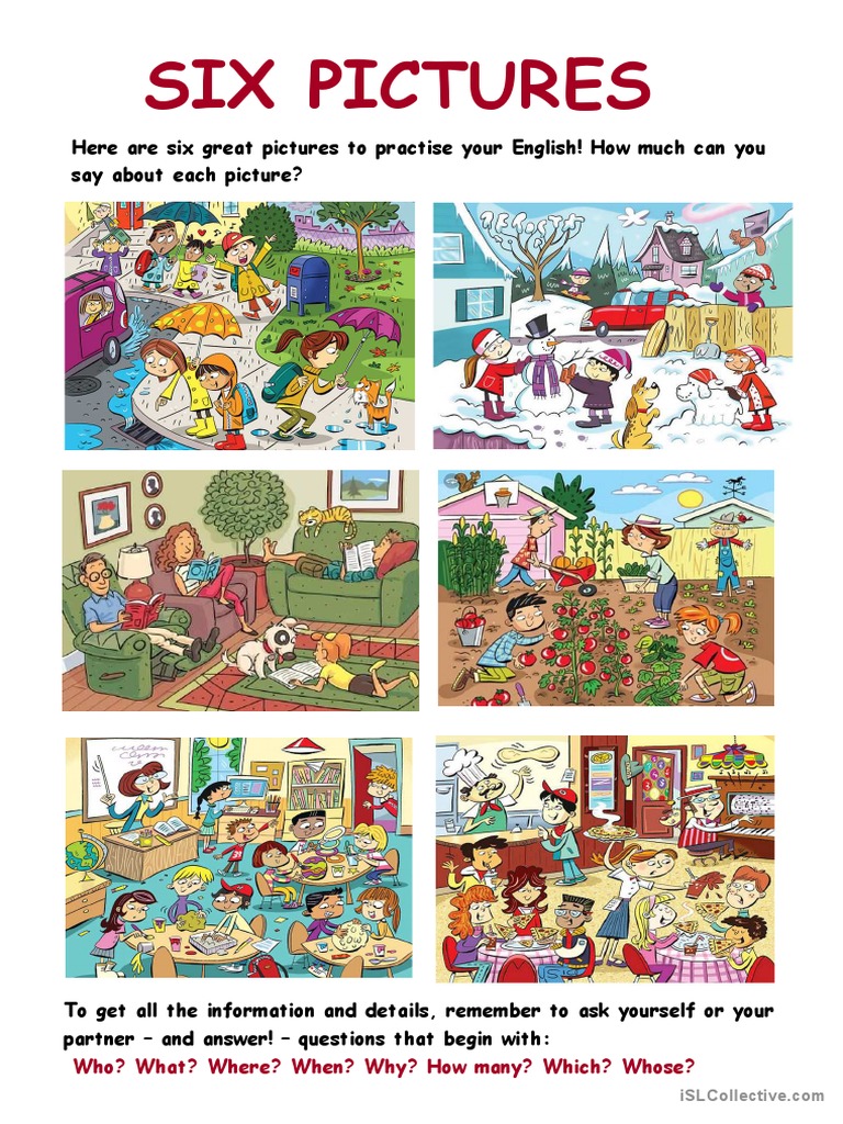 Six Pictures, With Exercises. | PDF