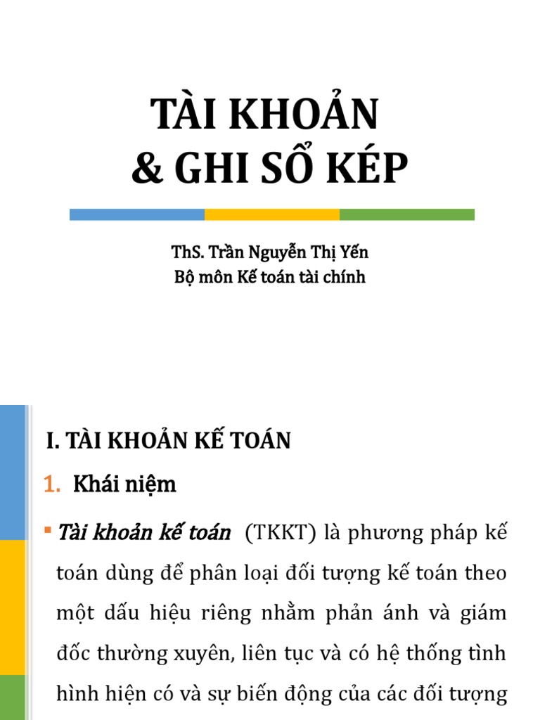 3 Tài Kho N Ghi S Kép | PDF
