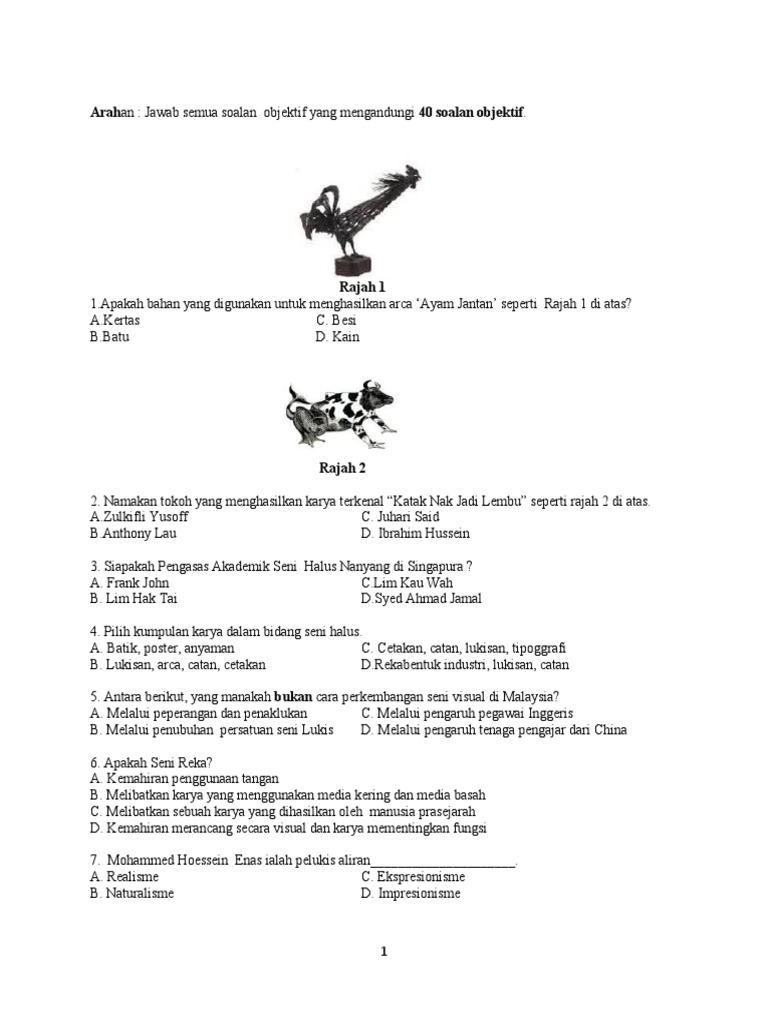 Soalan Peperiksaan PSV Ting 2 2022 | PDF