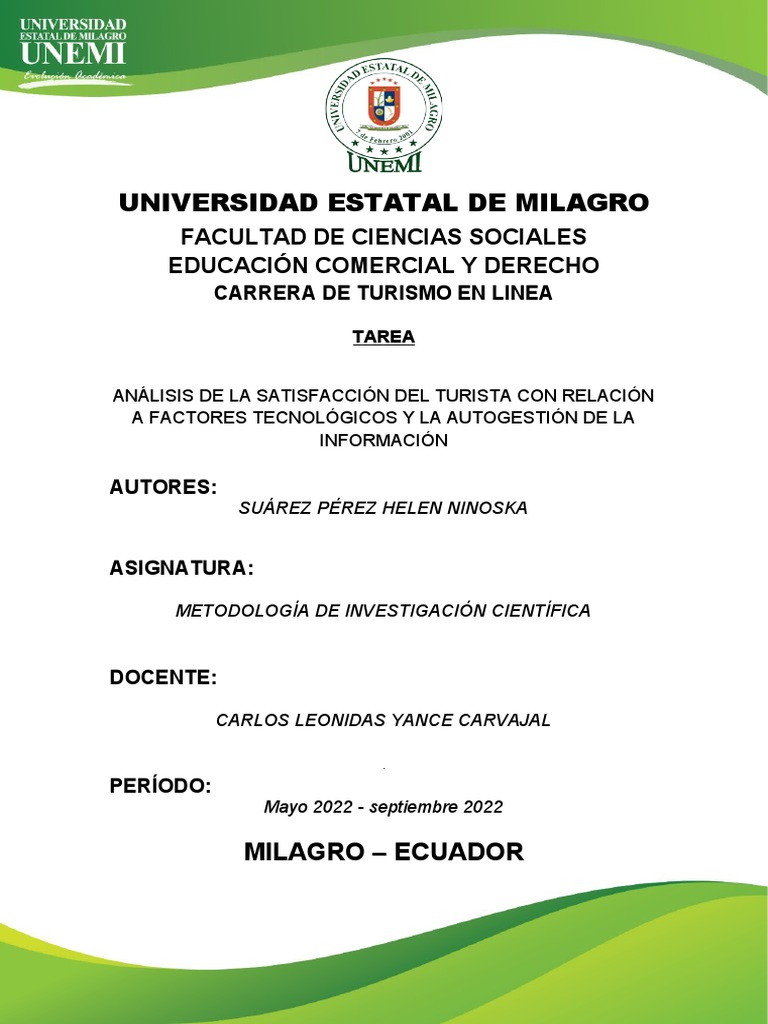 Tarea Metodología de La Investigación Cientifica - Helen Suárez | PDF ...