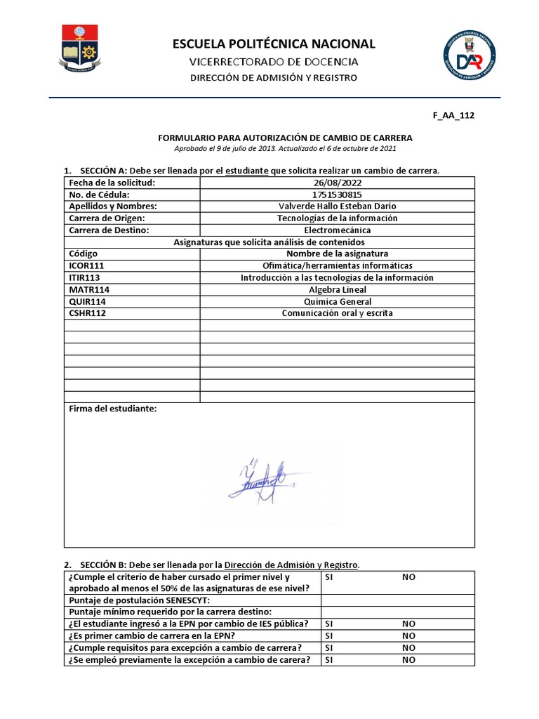Formulario-F - AA - 112-1 (Recuperado Automáticamente) | PDF