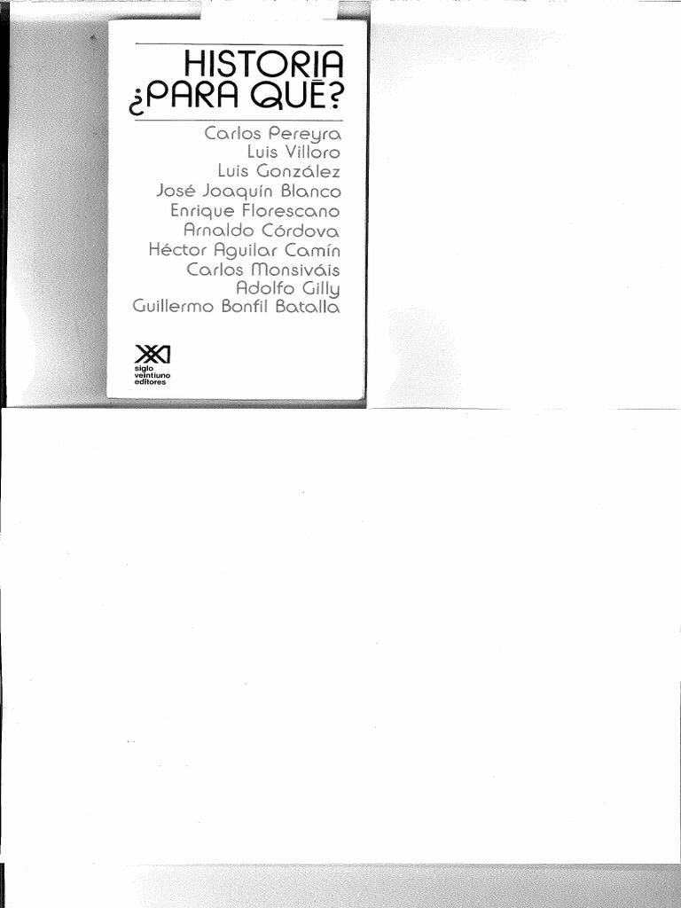 Historia para Qu Carlos Pereyra | PDF