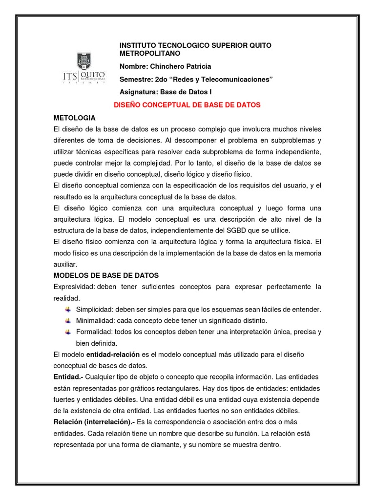 BBDD | PDF | Bases de datos | Modelo conceptual