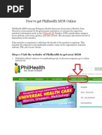 How To Generate Member Data Record (MDR) Online | PDF | Login | Payroll