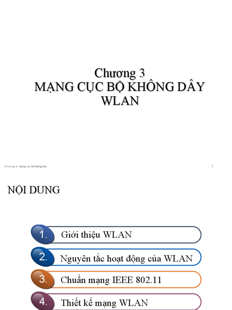 Chuong 3. Mang Cuc Bo Khong Day WLAN | PDF