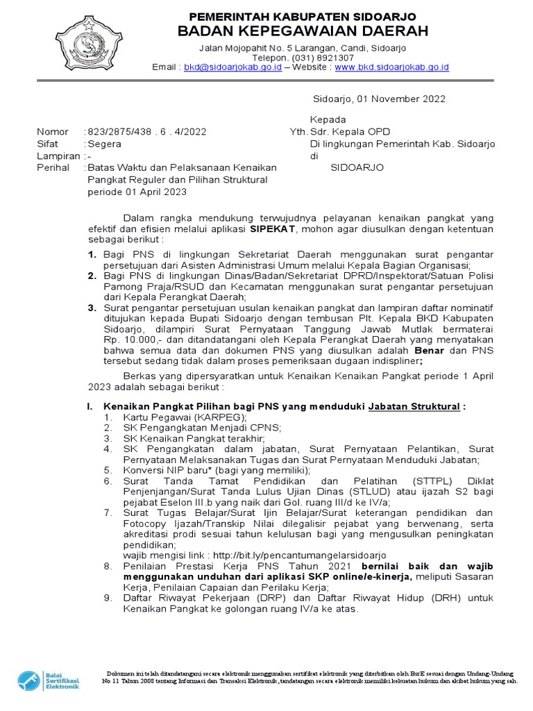 Surat Edaran Usulan | PDF