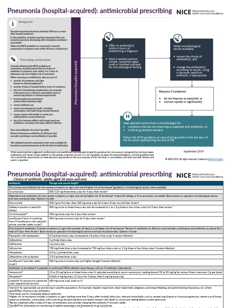 Nosocomial Pneumonia RX | PDF | Pneumonia | Intravenous Therapy
