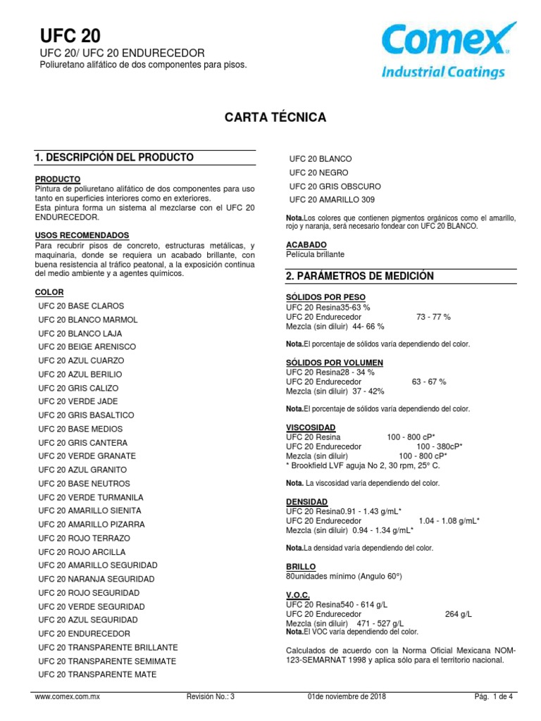 Ufc 20 | PDF | Solvente | Poliuretano