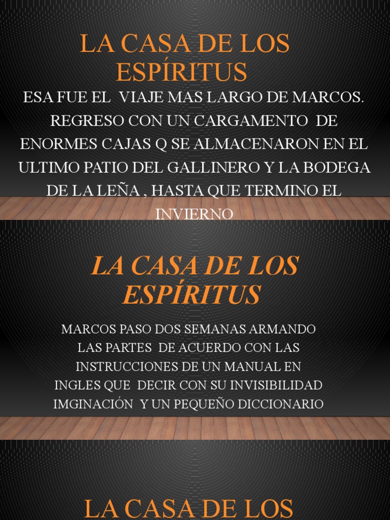 La Casa de Los Espiritus | PDF