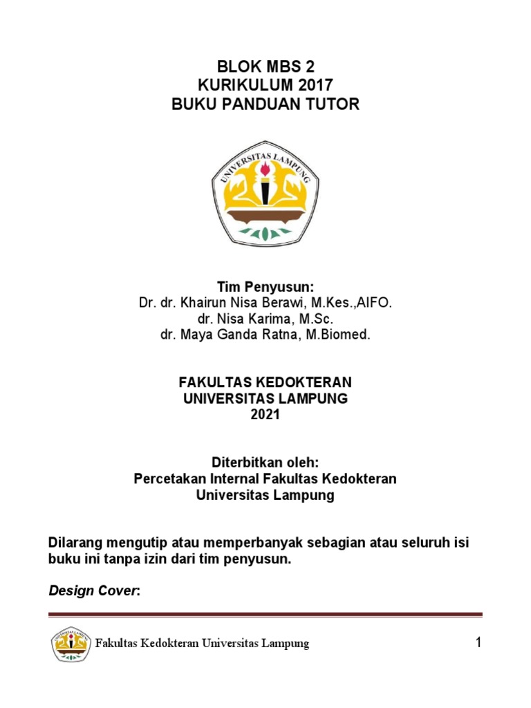 Buku Blok MBS 2 Mahasiswa (2021) | PDF