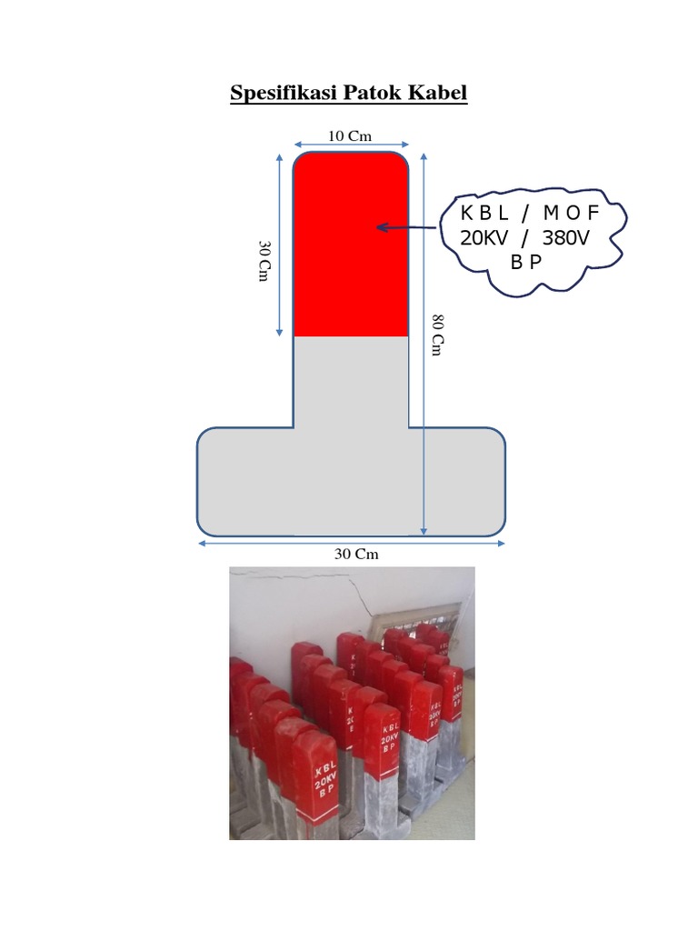 Spesifikasi Patok Kabel | PDF