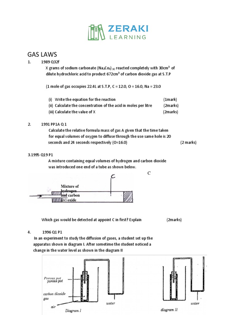 Form 3 - Chemistry - Assignment_237_1590689559732-CHEM-F3 | PDF ...