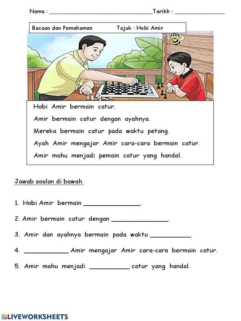Pemahaman Darjah 1 | PDF
