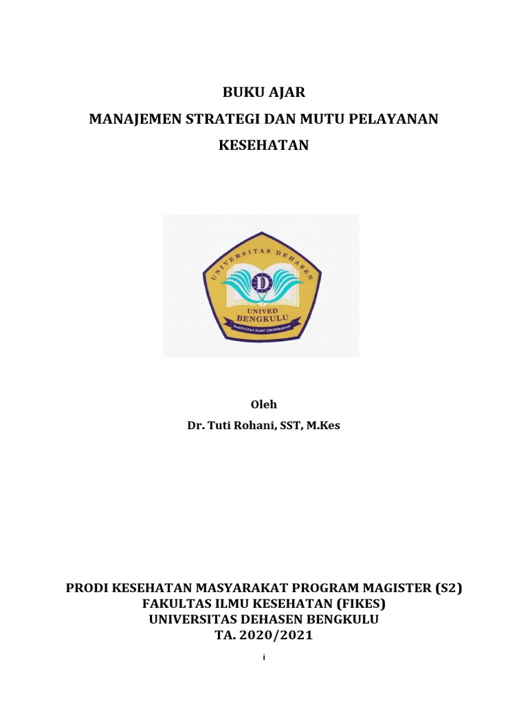 Buku Ajar Strategi Manajemen Dan Mutu | PDF