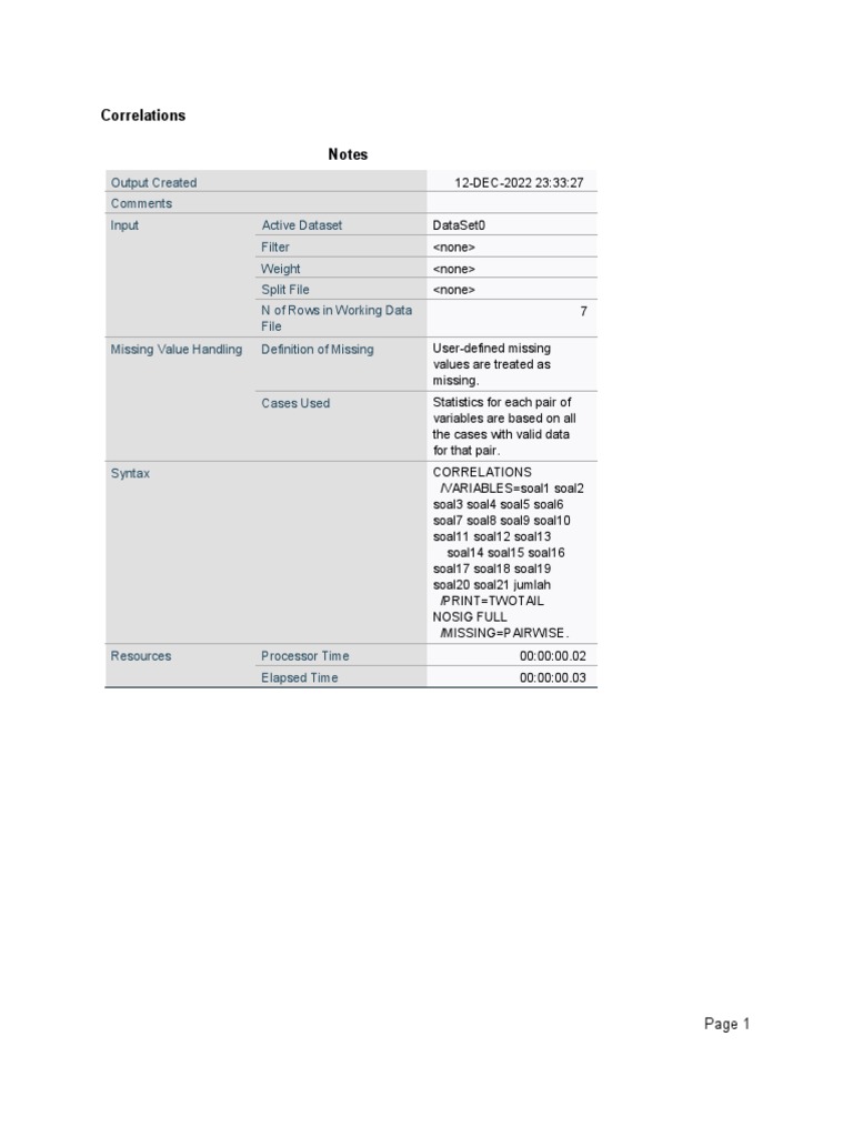 Output | PDF | Computer Science | Statistical Analysis Output | PDF | Computer Science | Statistical Analysis
