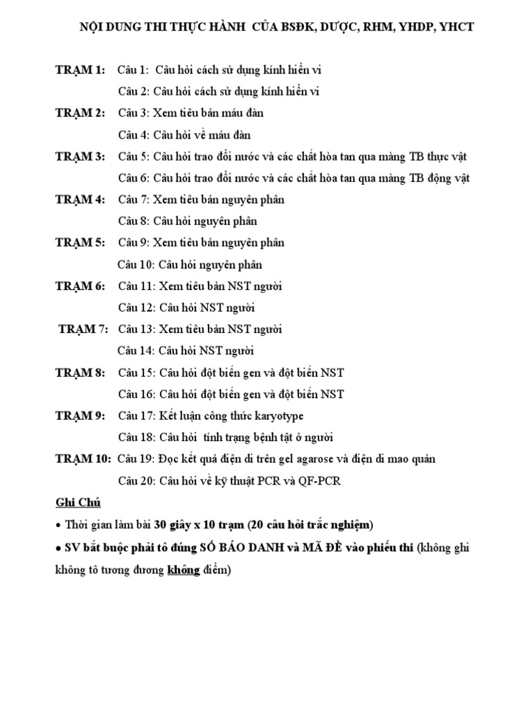 N I Dung Thi TH C Hành 20221220152728 | PDF