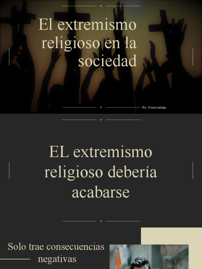 Extremismo religioso y sus consecuencias | PDF | Política | Ciencias ...