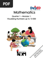 Mathematics 3 Quarter 1 Module 1 | PDF | Learning | Critical Thinking