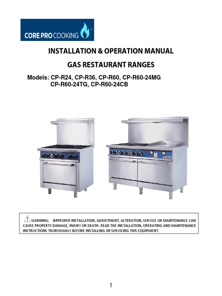 Gas Ranges | PDF | Thermostat | Pipe (Fluid Conveyance)