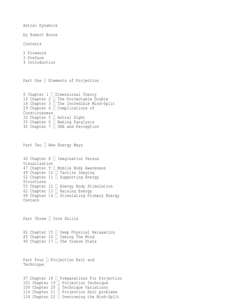 Bruce 2C Robert - Astral Dynamics | Download Free PDF | Astral ...