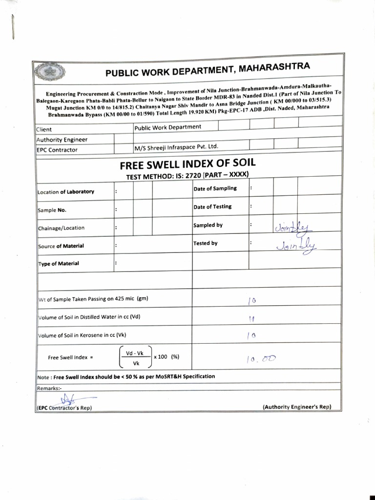 Borrow Area Repot of Soil | PDF | Materials | Soil Science