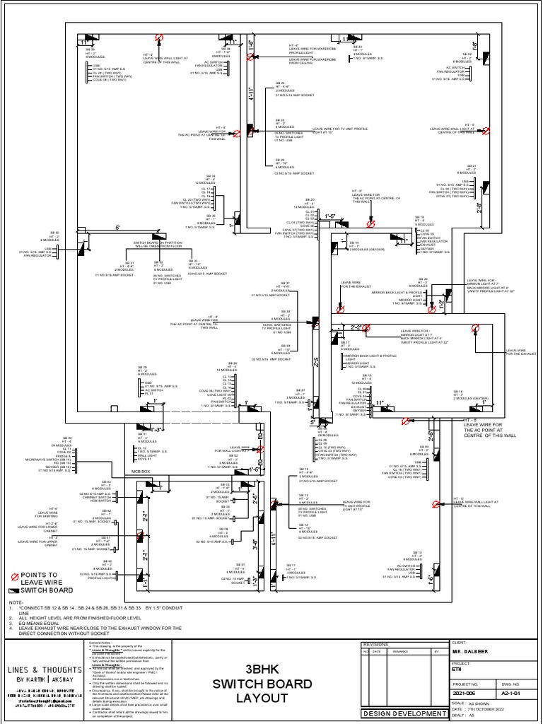 20221007_SWITCH BOARD LAYOUT PLAN (MR.DALBEER) | PDF | Manufactured ...