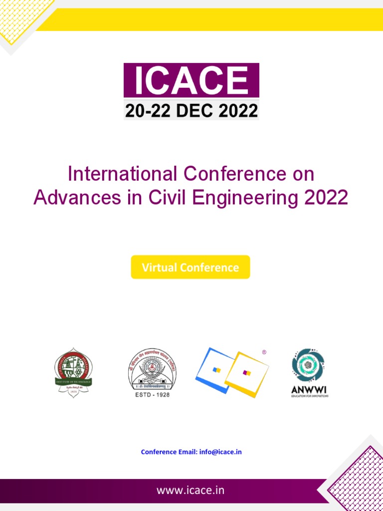 ICACE 2022 Brouchre - F | PDF | Engineering | Plagiarism