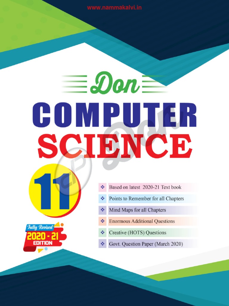 11th Computer Science Don Guide em 219517 | PDF