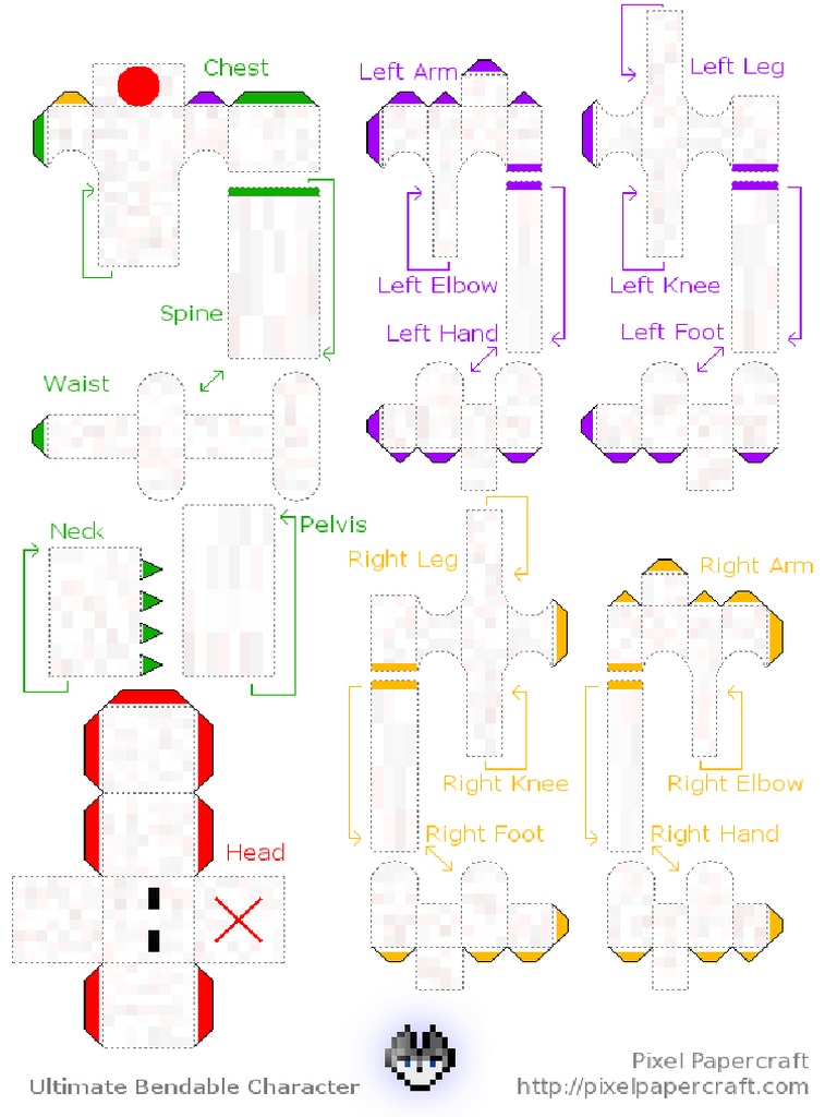 Minecraft Bendable Character (2) | PDF