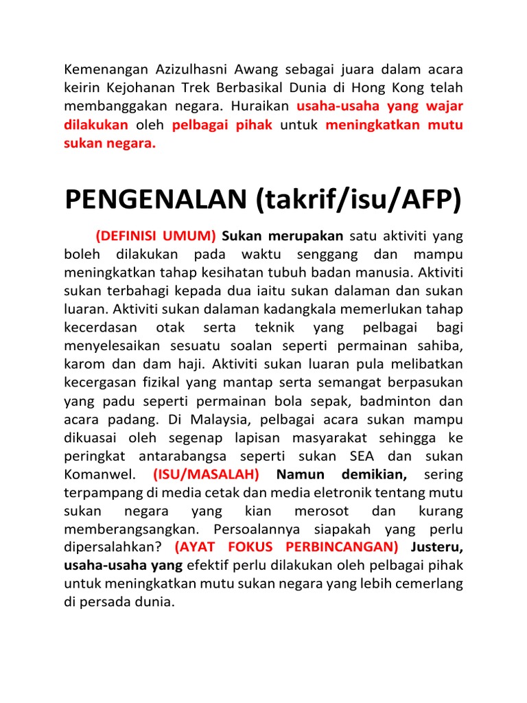 TEKNIK IMBaKUP KARANGAN | PDF
