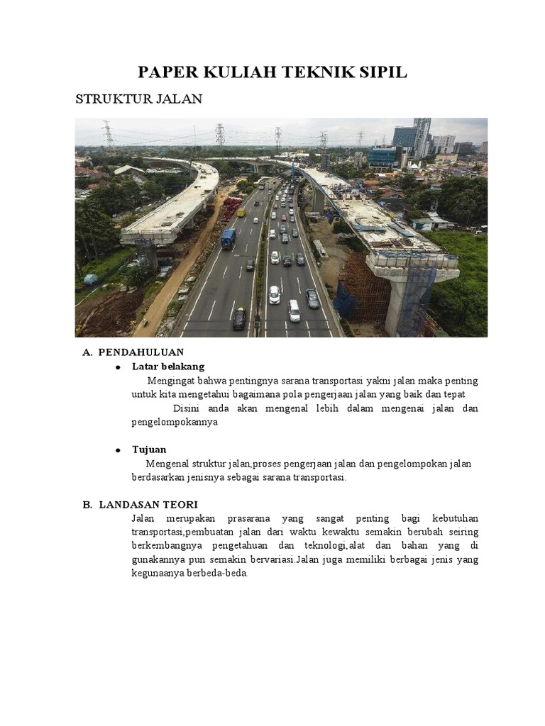 Paper Kuliah Teknik Sipil | PDF