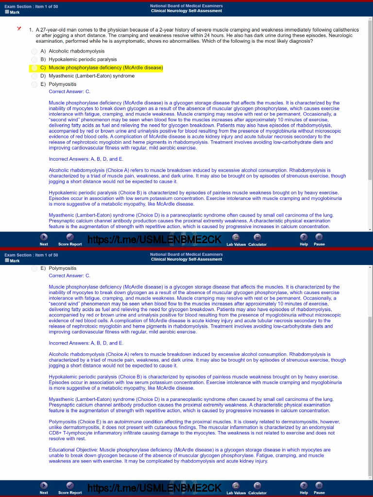 Neuro 4 - Answers | PDF | Stroke | Weakness