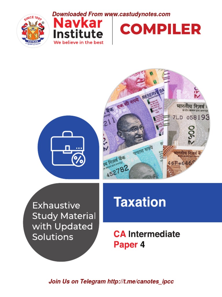 CA Inter Taxation Question Bank | PDF | Capital Gains Tax | Depreciation