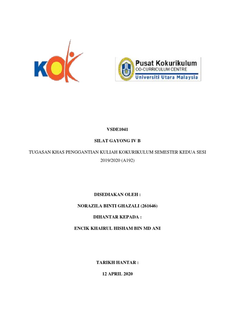 Assignment Silat Zilla | PDF