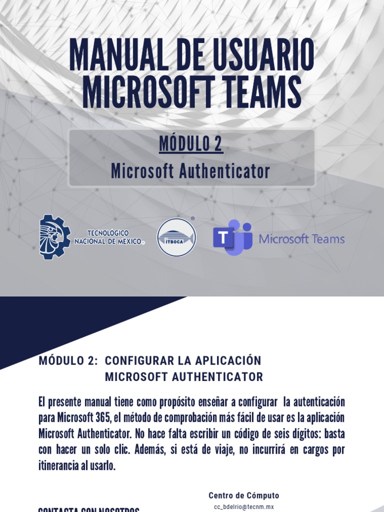 2 Configurar Microsoft Authenticator | PDF | Microsoft | Software de la ...