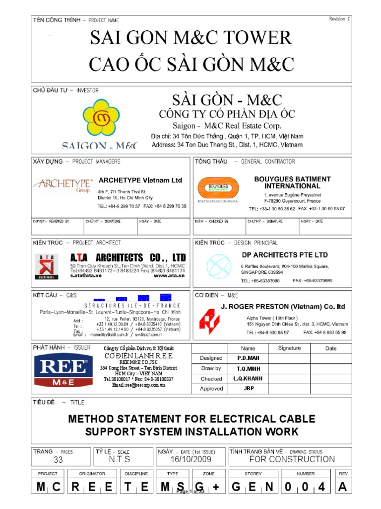 Electrical Cable Support Installation Guide | PDF | Screw | Electrical ...