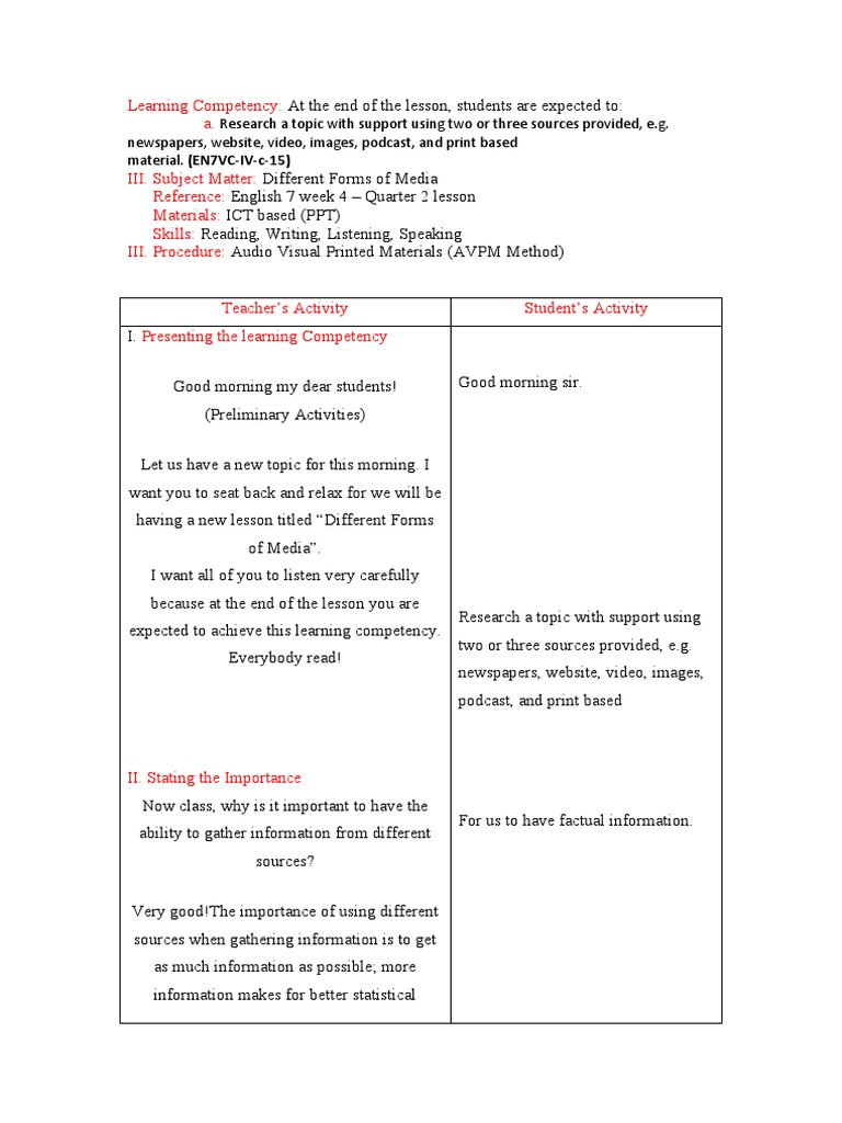 Different Forms of Media (Avpm) | PDF | Mass Media | Internet