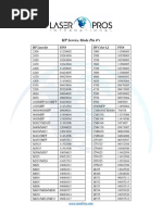 HP Laserjet Service Pin Codes | PDF | Office Equipment | Computer ...