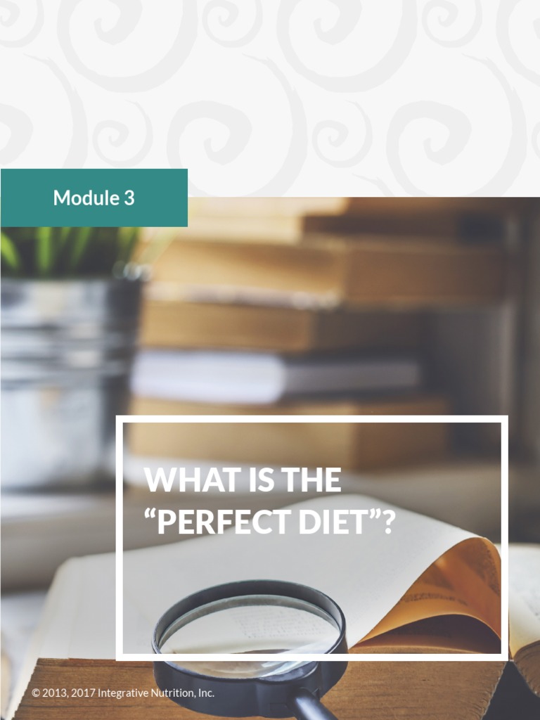 What Is The Perfect Diet - July19 | PDF