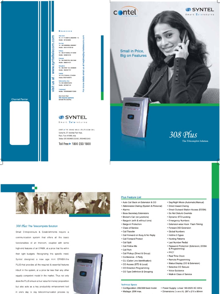 Syntel Plus 308 FX | PDF