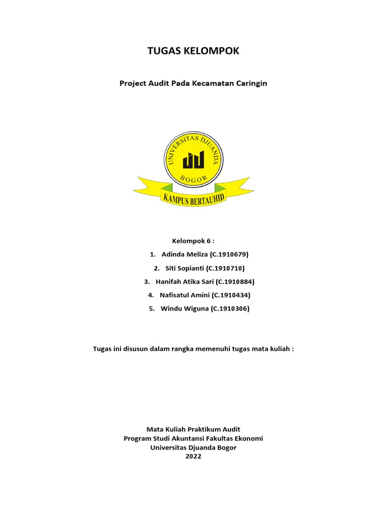 Project Audit Kelompok 6 | PDF